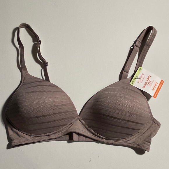 Warner's | Intimates & Sleepwear | Warners Comfort Wireless Bra Brown ...